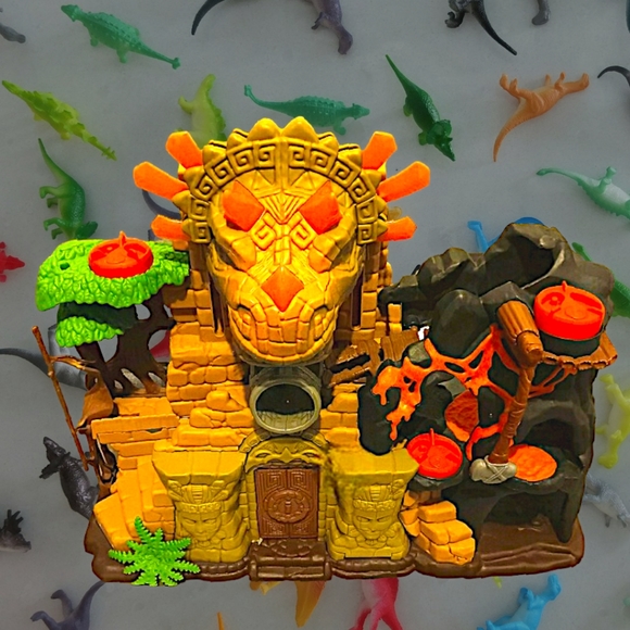 Fisher-Price | Toys | Vtg Imaginext Dino Fortress Temple Fisherprice 24 ...